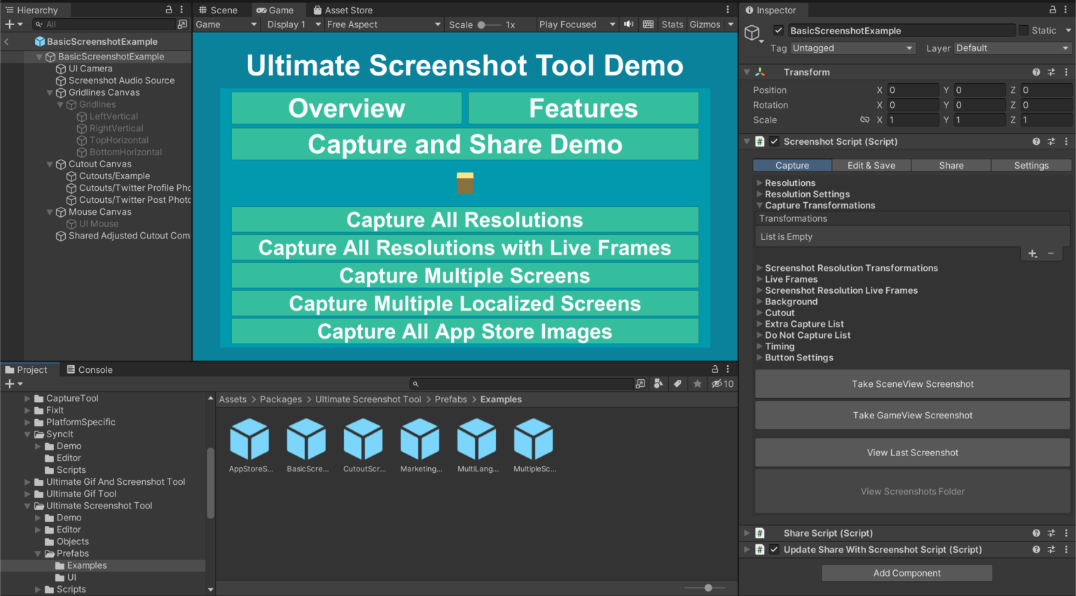 Ultimate Screenshot Tool - Unity Asset Review
